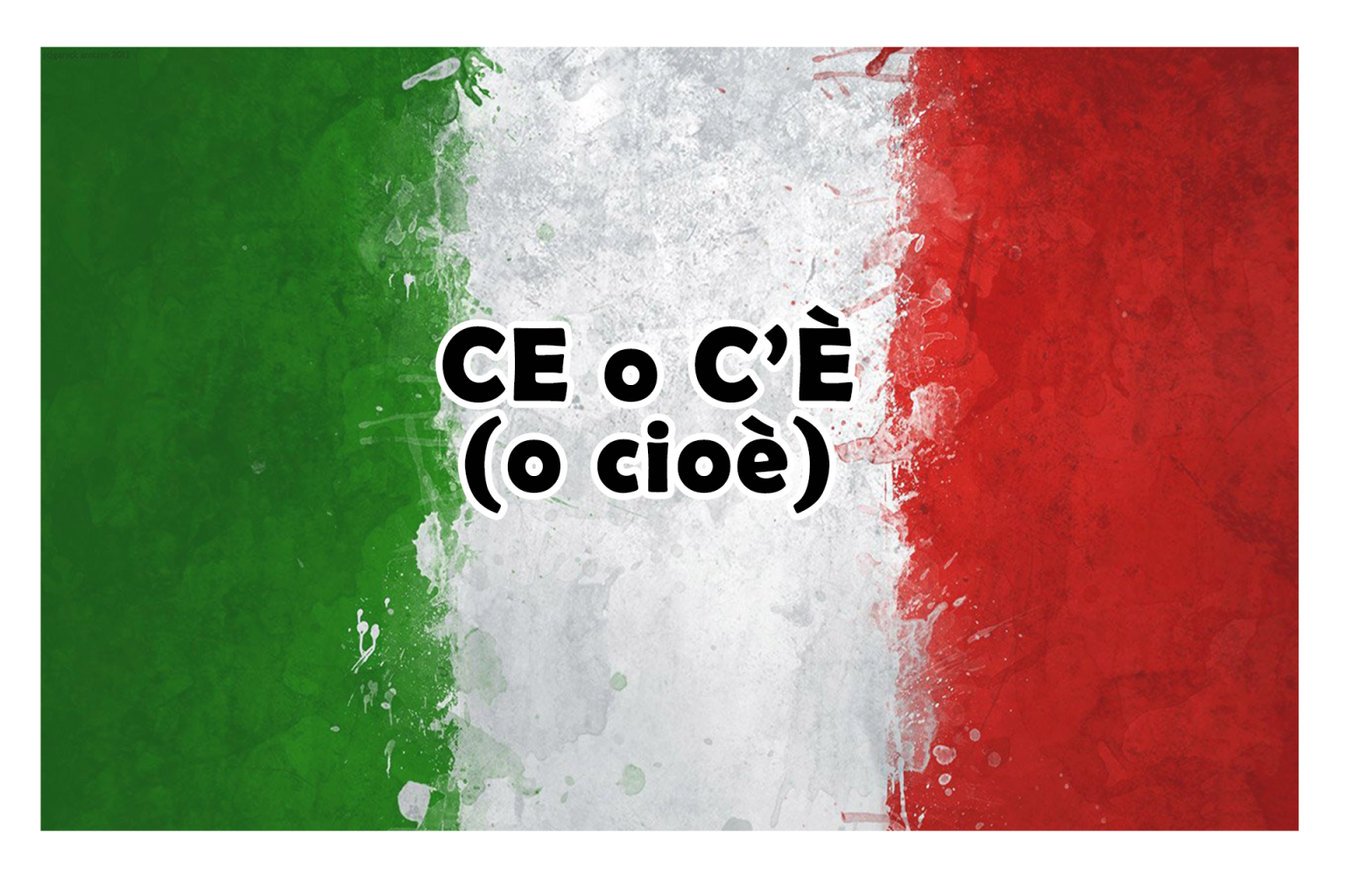 La particella CI in italiano come si usa? Spiegazioni e frasi esempio ...
